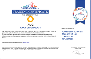 Certificates - Arab Union Glass